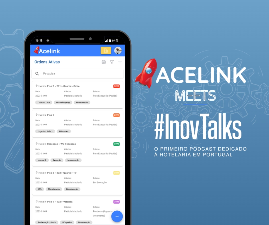 ACELINK Meets #InovTalks - ACELINK Gestão de Manutenção